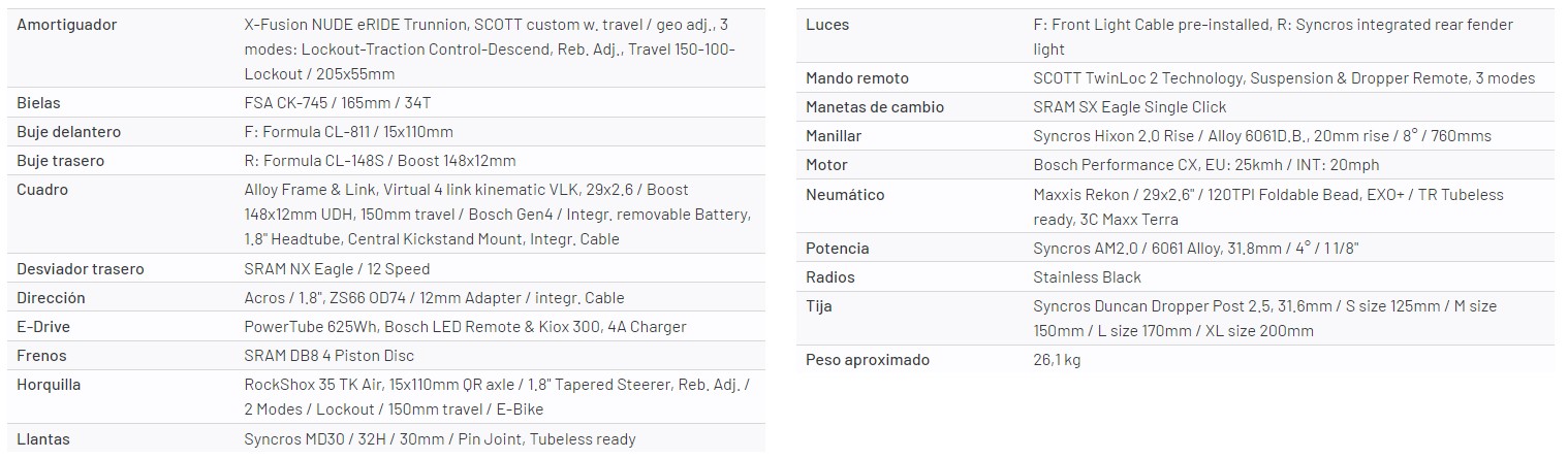 Scott Strike eRIDE 920 EVO bicicleta montaña trail eléctrica Bosch
